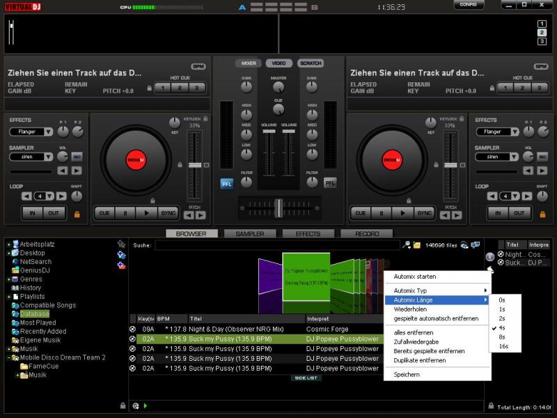 VirtualDJ - VirtualDJ Pro Basic - Automix mit automatischer ...