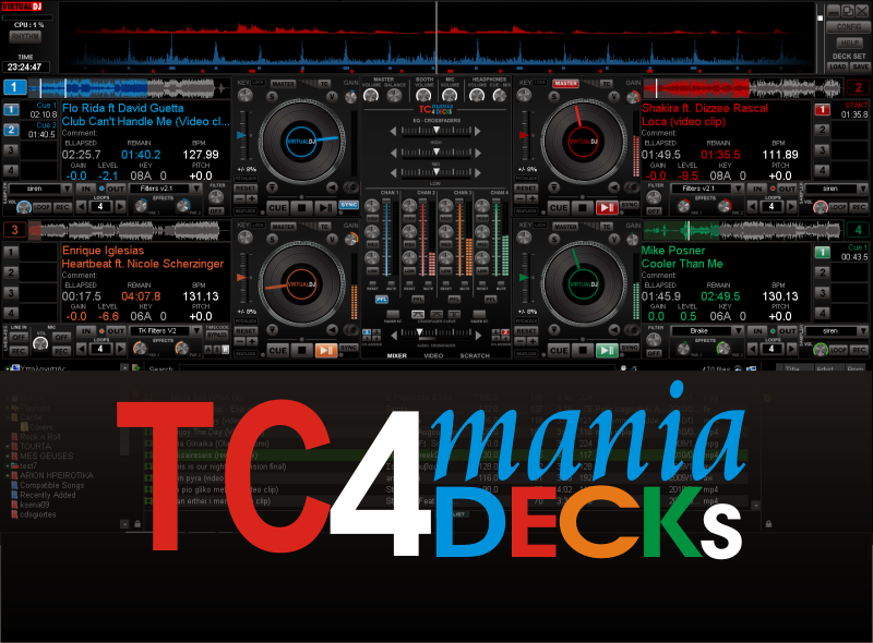 VirtualDJ - TCmania 4 Decks